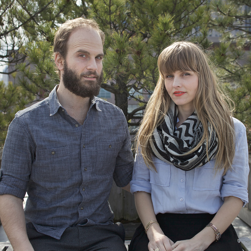 Katja Blichfeld and Ben Sinclair