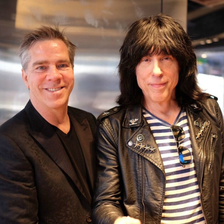 Marky Ramone and Andy Hilfiger